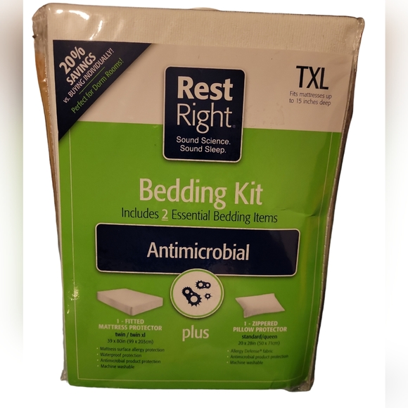 Rest Rigth | Bedding | Rest Rigth Bedding Kit Antibacterial | Poshmark